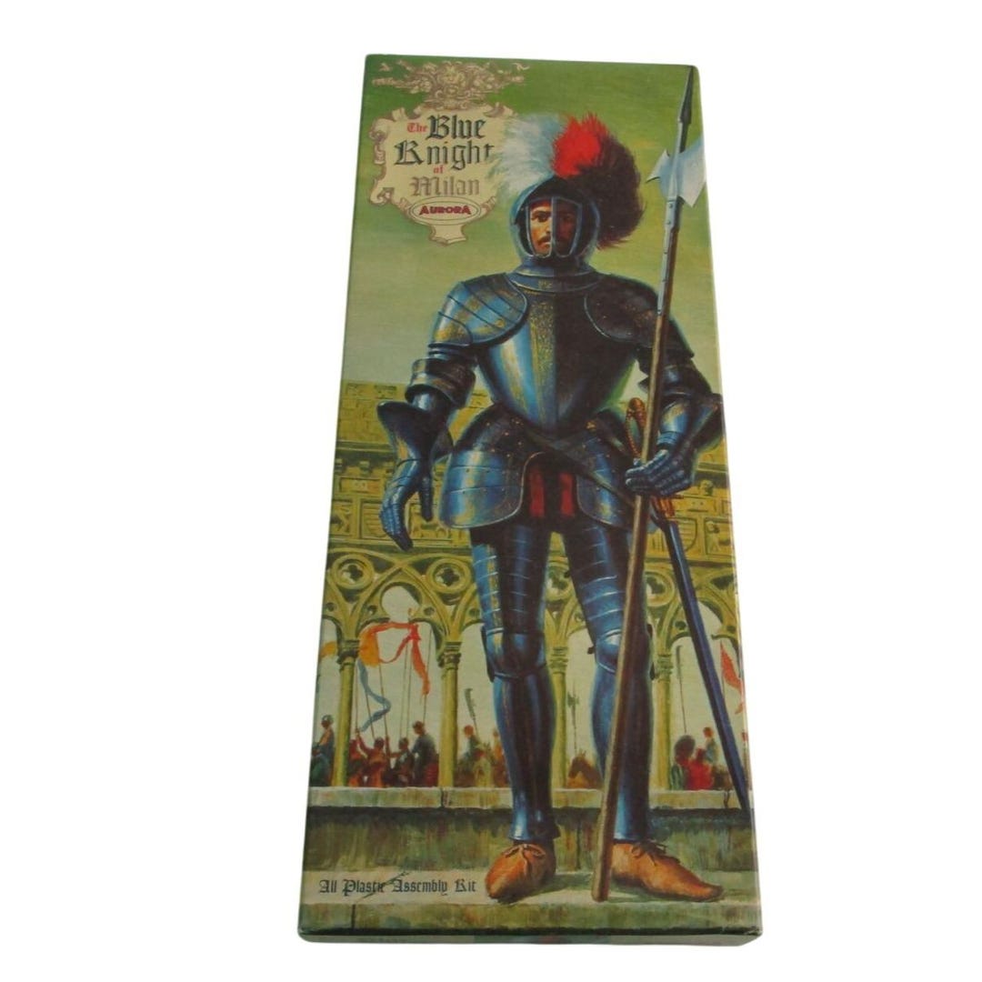 The Blue Knight of Milan Aurora Plastic Model Kit No 472 Vintage ...