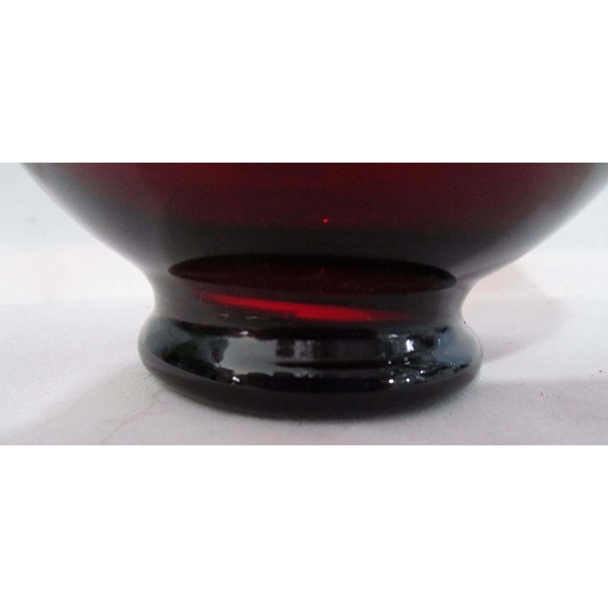 Vintage Anchor Hocking Baltic Royal Ruby Red Low Sherbet Small Footed ...