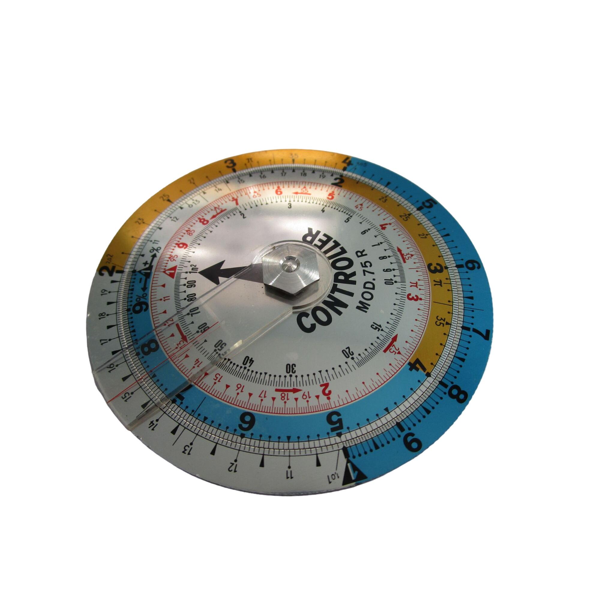 Vintage Controller Mod. 75 R Circular Slide Rule Calculator Tool in ...