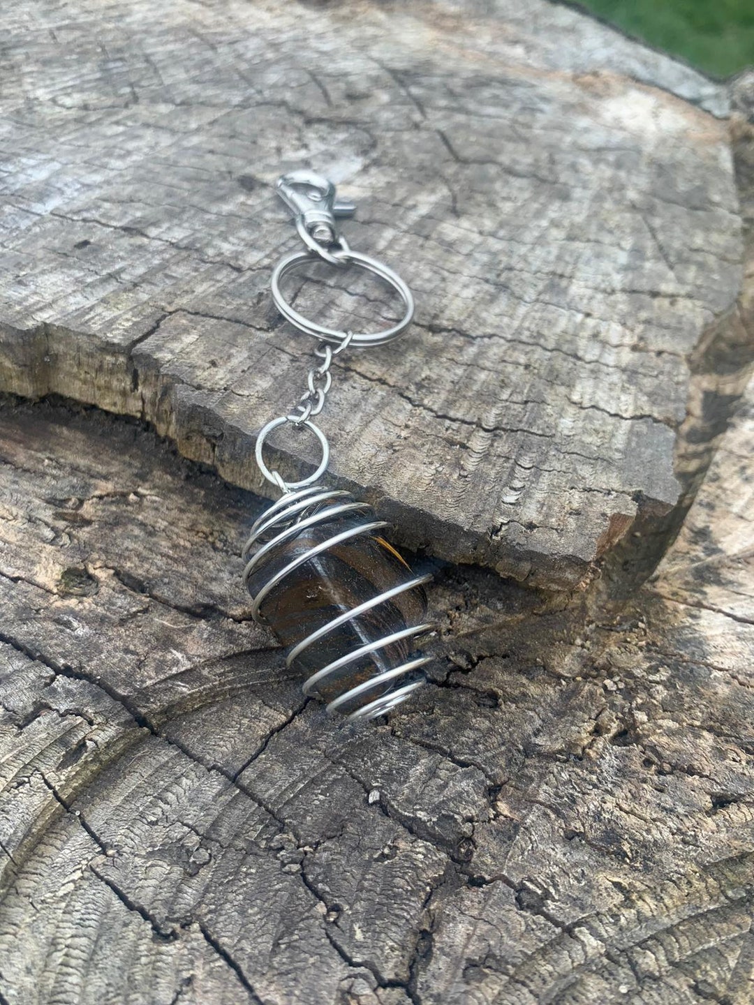 Crystal Key Rings/key Rings/semi-precious Stone Key - Etsy