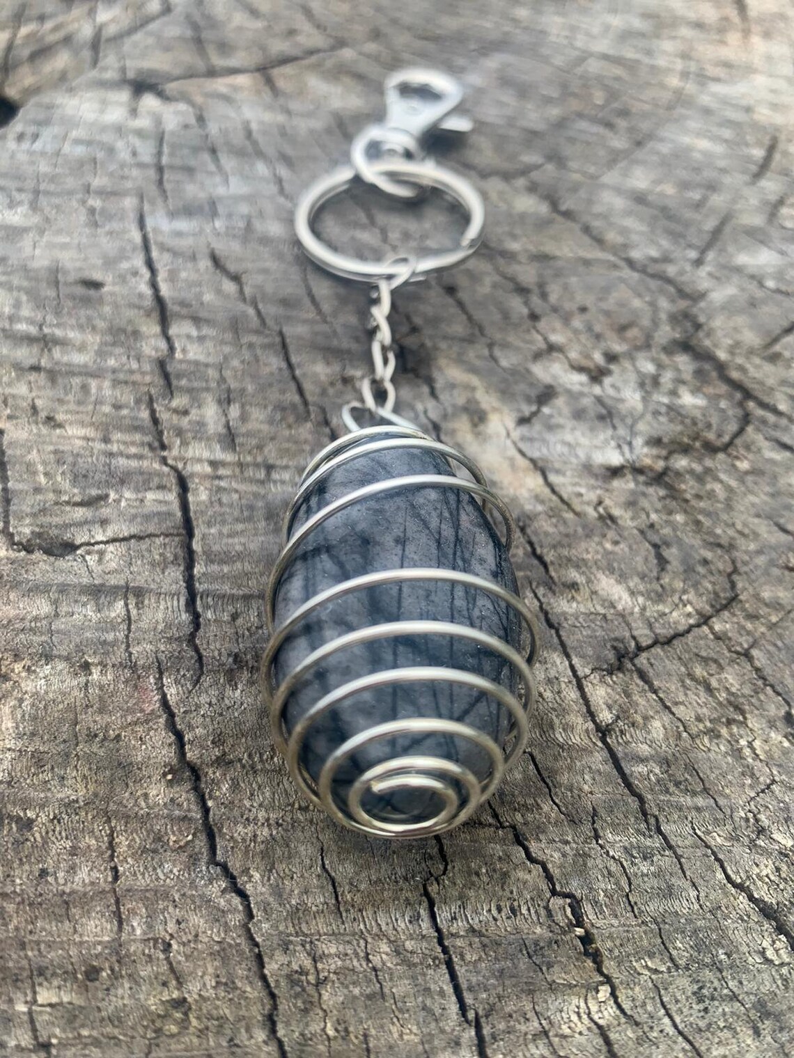 Crystal Key Rings/key Rings/semi-precious Stone Key - Etsy