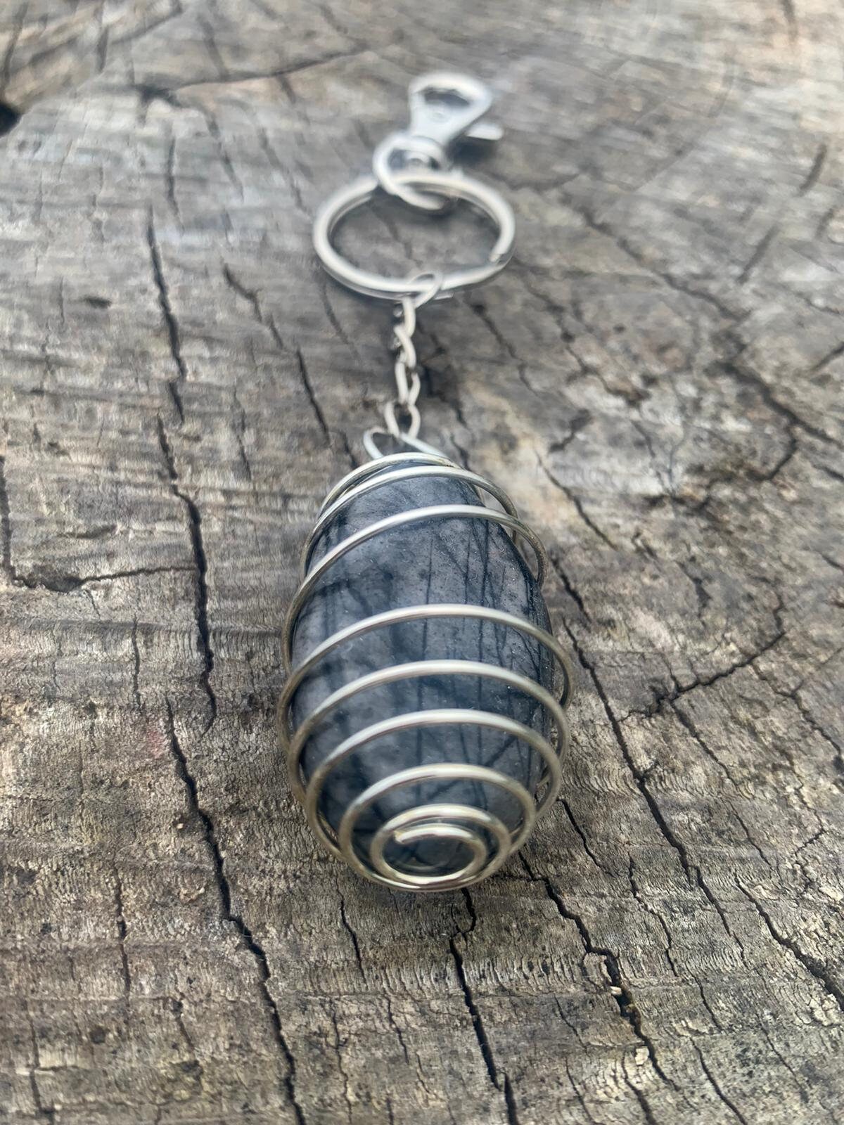 Crystal Key Rings/key Rings/semi-precious Stone Key - Etsy