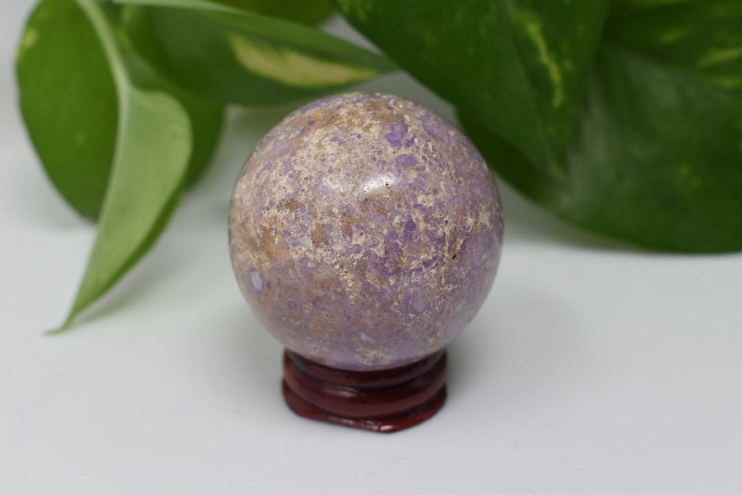 Purple Phosphosiderite Sphere Smooth Rare Iron and Phosphate Mineral ...