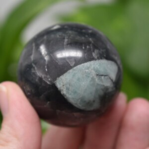 Emerald Sphere With Matrix Natural Formation Tube Crystal Green Beryl ...