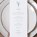 Personalizable Menu Template, Modern Rustic, Editable, Rustic Wedding ...