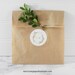 Round Wedding Favor Tag Template, Gold, Wedding Crest & Monogram ...