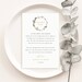 Thank You Note Template Elegant Winter Wreath Editable - Etsy