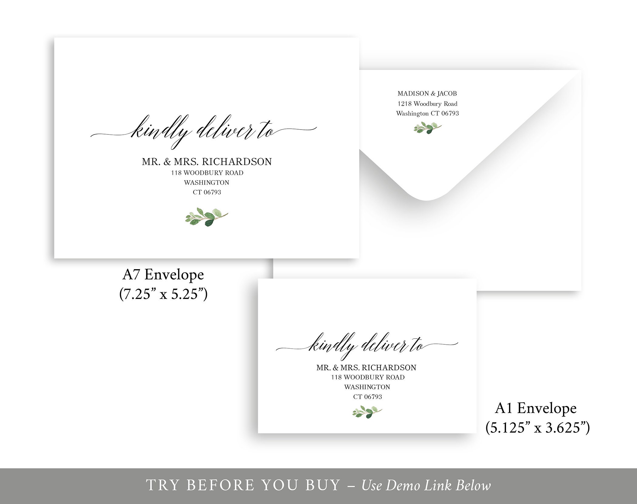 Free Printable Envelope Address Template Squareamela