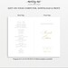 Four Page Wedding Program Template Calligraphy Design in - Etsy