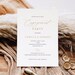 Engagement Party Invitation Template, Stylish Gold Script, Engagement ...