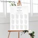 Seating Plan Template, Editable Instant Download, Elegant, Try Before ...