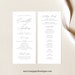 Wedding Ceremony Program Template, Stylish Script, Editable, Elegant ...