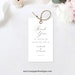 Favor Tag Template, Calligraphy Wedding Favor Tag, Printable, Editable ...