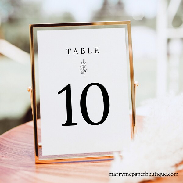 Formal Table Number - Etsy