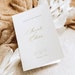 Four Page Wedding Program Template Calligraphy Design in - Etsy