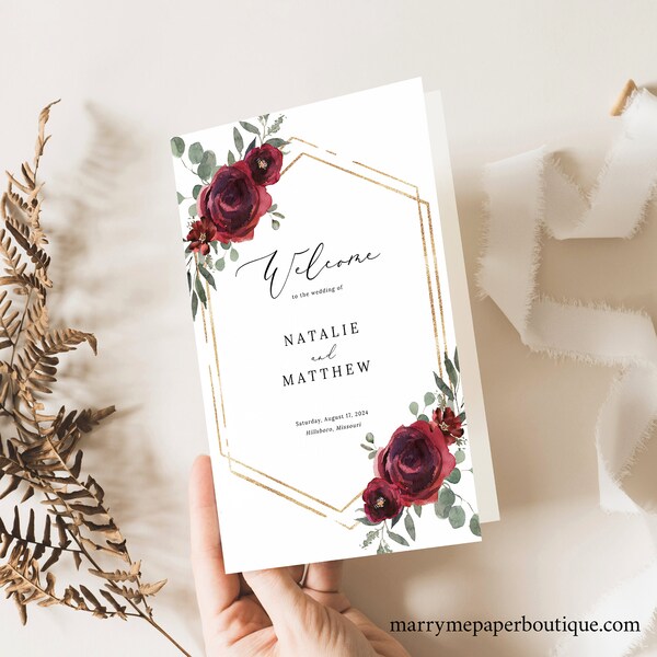 Folded Program - Etsy