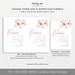 Child Blessing Ceremony Invitation Template, Floral Boho, Editable ...