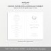 Four Page Wedding Program Template, Wreath Monogram, Folding, Editable ...