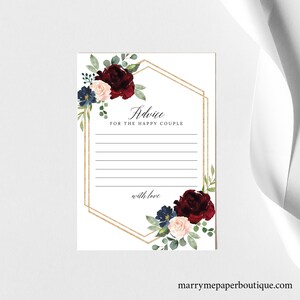 Advice Card Template Demo Available Editable & Printable - Etsy