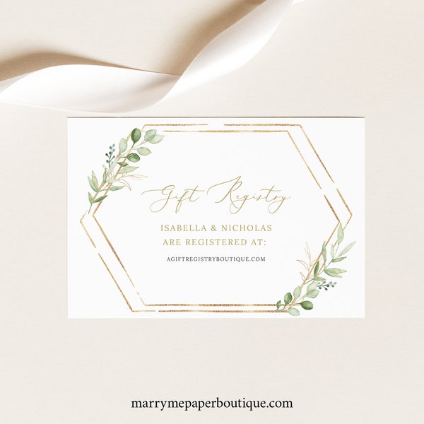 Registry Card - Etsy