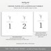 Table Number Template Modern Rustic Table Number Printable - Etsy