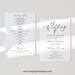 Wedding Program Template, Elegant Script, Wedding Ceremony Program ...