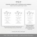 Wedding Program Template, Elegant Script, Wedding Ceremony Program ...