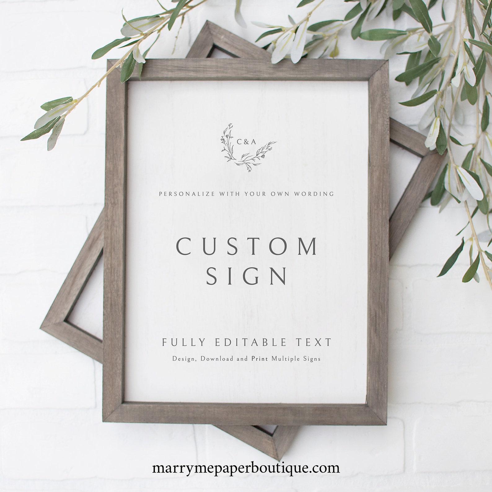 Create Multiple Event Signs Template Editable & Printable - Etsy UK