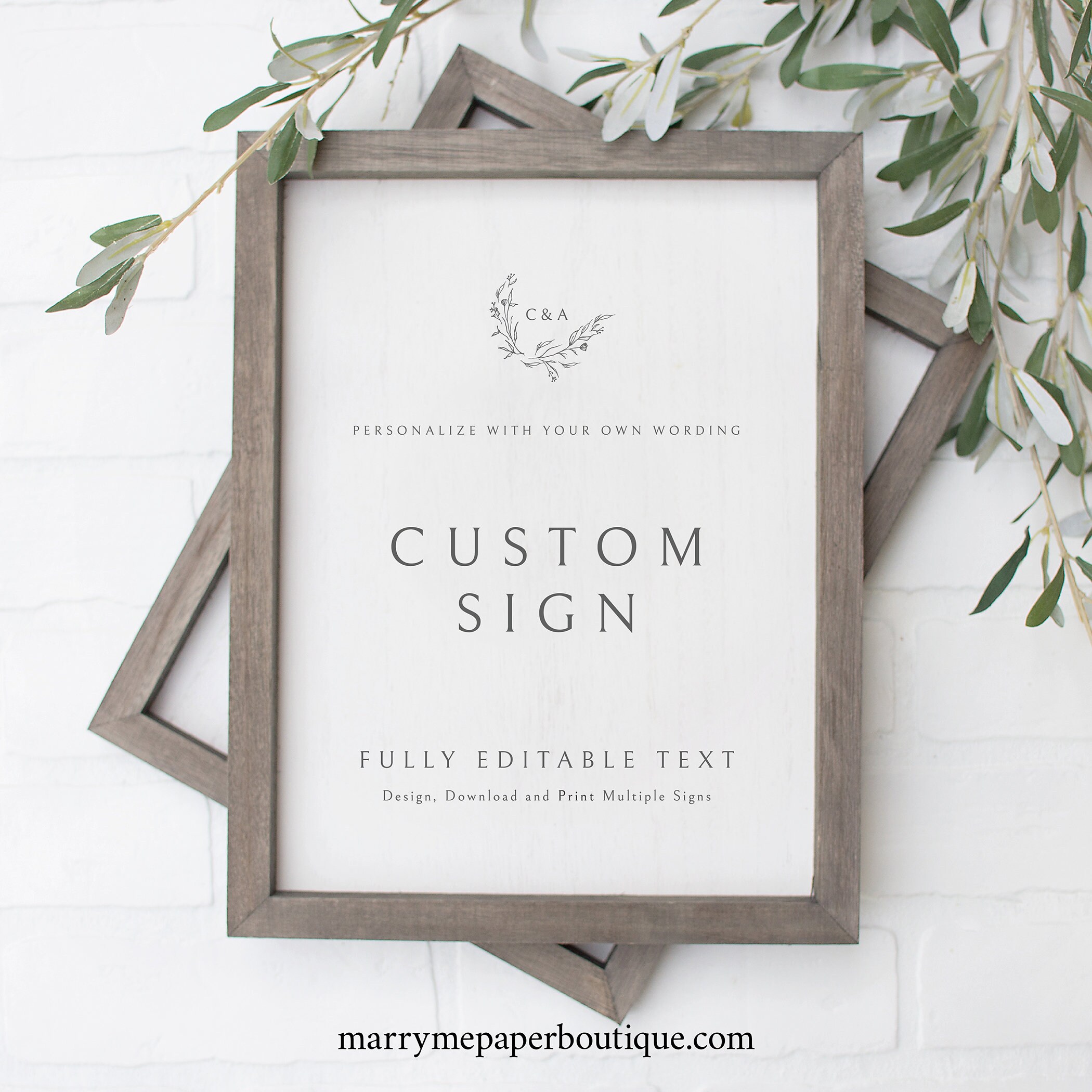 Create Multiple Event Signs Template Editable & Printable - Etsy UK
