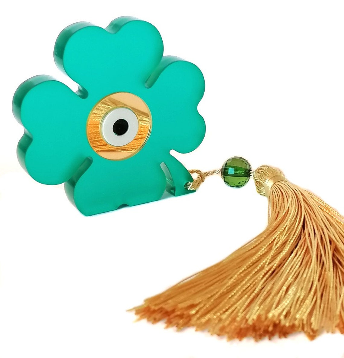 Evil Eye Home Decor Four Leaf Clover Plexiglas Evil Eye | Etsy