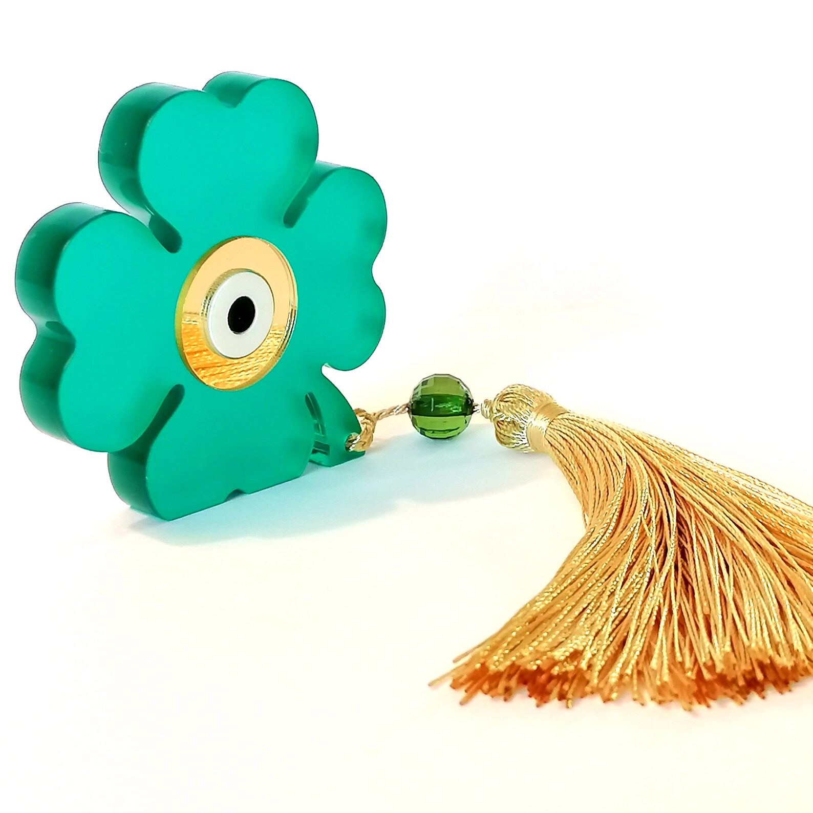 Evil Eye Home Decor, Four Leaf Clover Plexiglas, Evil Eye Ornament ...