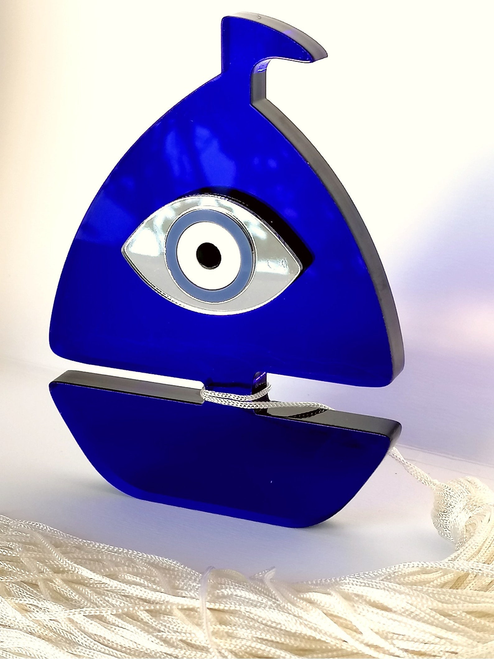 Evil Eye Home Decor Evil Eye Sail Boat Greek Gouri Evil Eye | Etsy