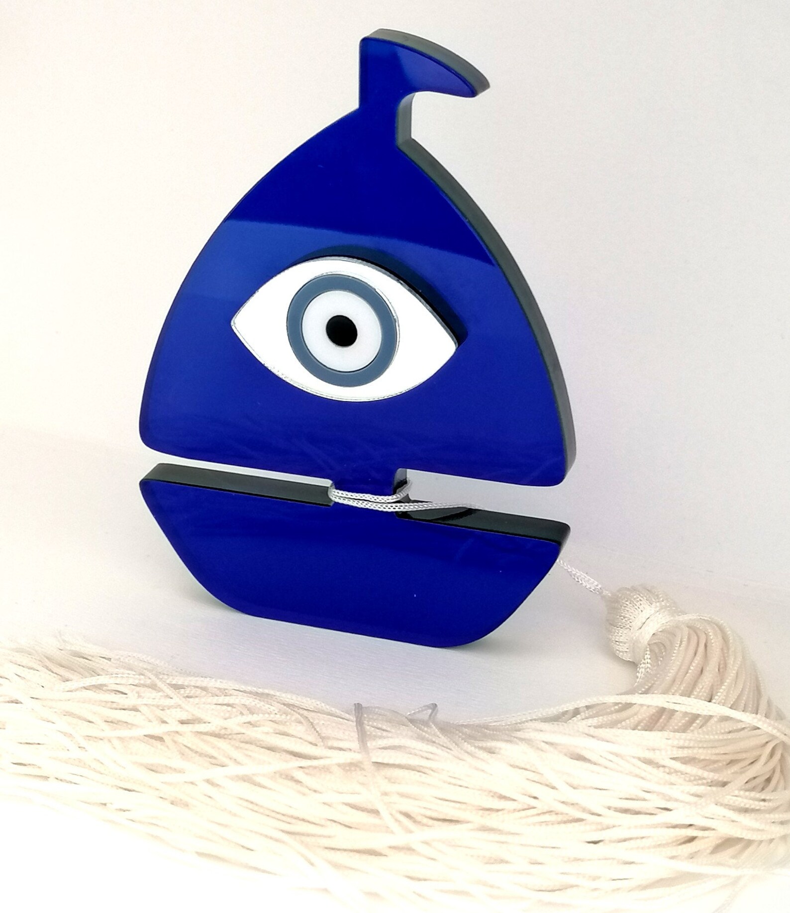 Evil Eye Home Decor Evil Eye Sail Boat Greek Gouri Evil Eye - Etsy