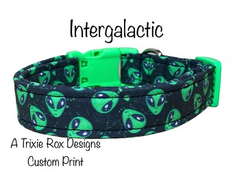 Aliens Dog Collar - Etsy