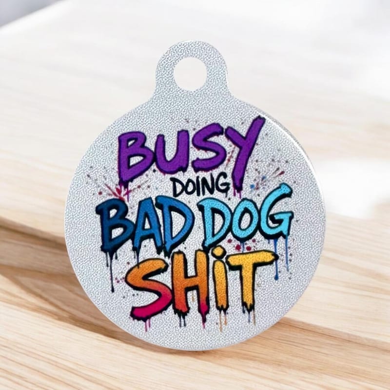Funny Dog Tag - Etsy