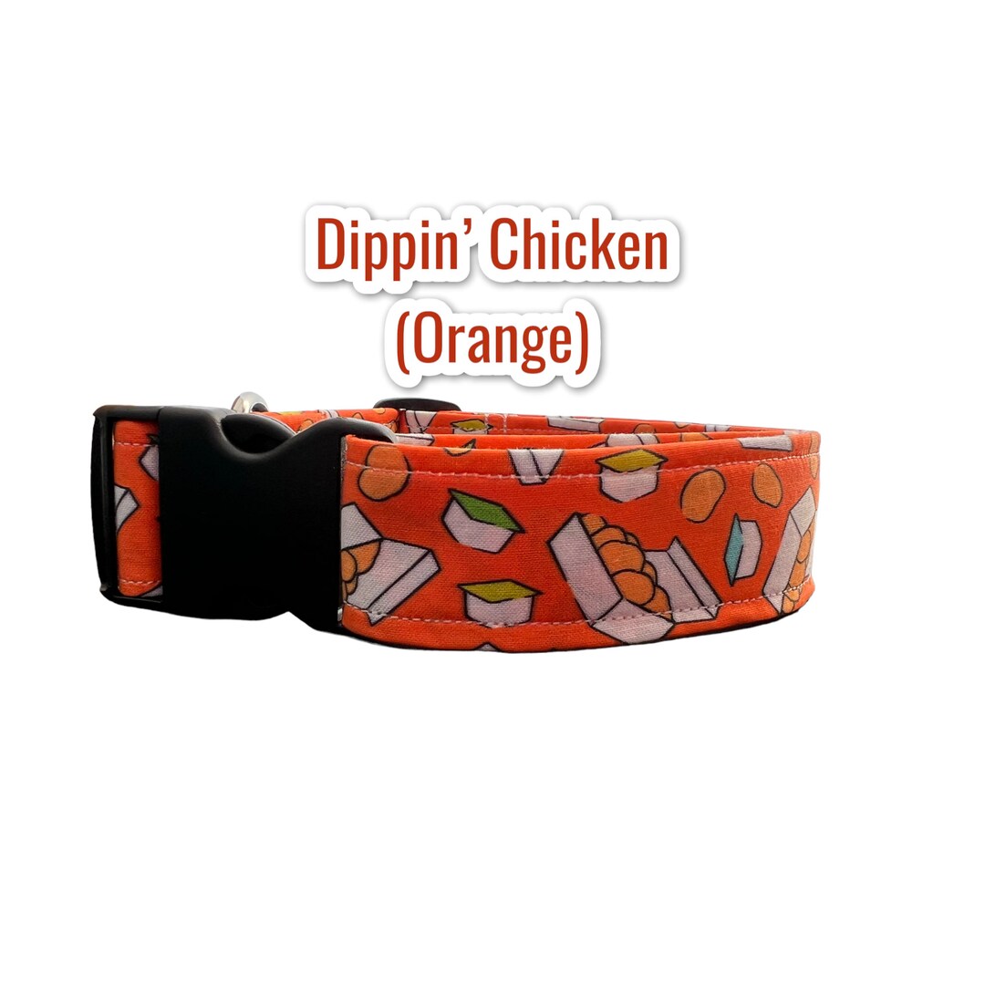 Chicken Nugget Dog Collar, Funny Dog Collar, Food Dog Collar, Girl Dog ...