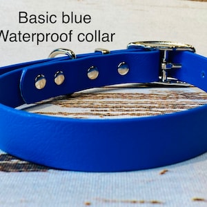 Waterproof Dog Collar, Blue Dog Collar, Dog Collar, Buckle Dog Collar ...