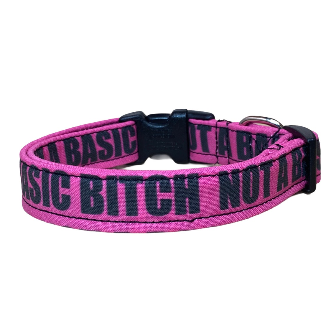 Basic Bitch Dog Collar Not a Basic Bitch Funny Dog Collar - Etsy UK