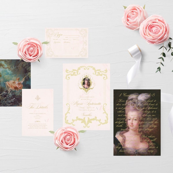 Baroque Invitation - Etsy