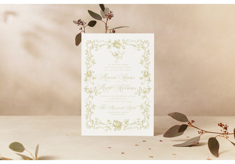 Renaissance Printable Invite Template Canva Editable - Etsy