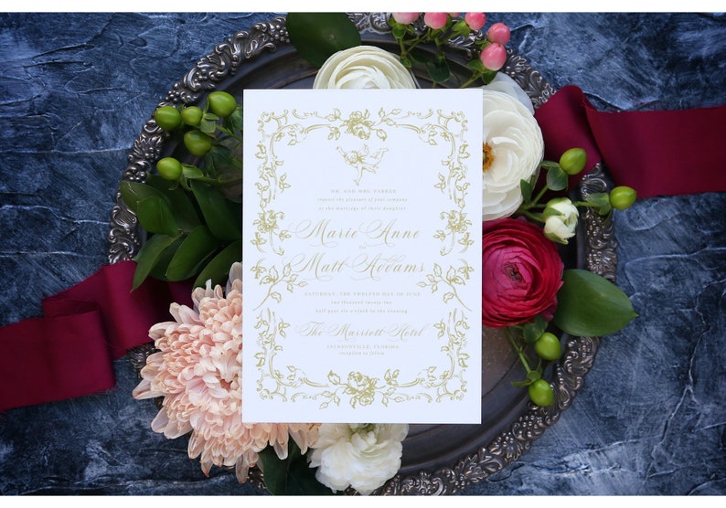 Renaissance Printable Invite Template Canva Editable - Etsy
