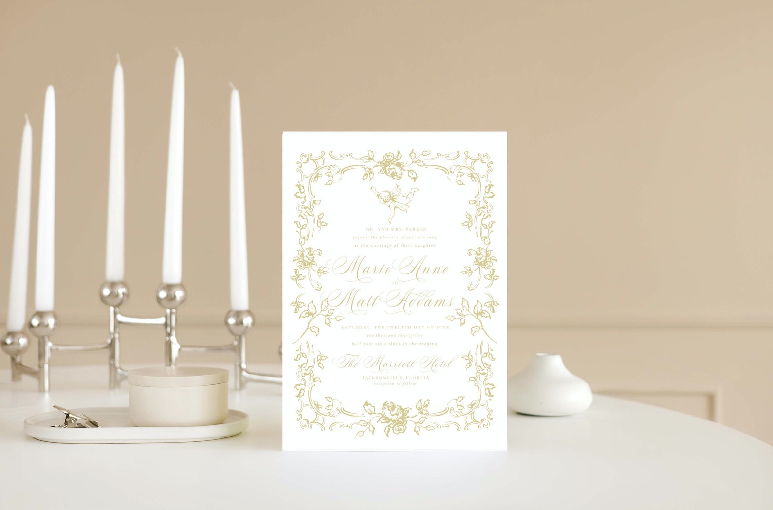 Renaissance Printable Invite Template Canva Editable - Etsy