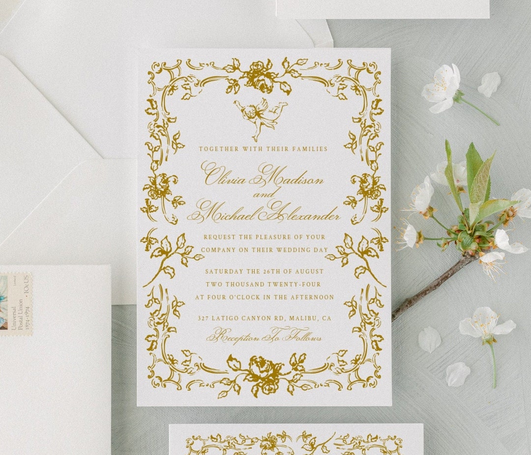 Printable Renaissance Fairytale Wedding Invitation Template - Etsy