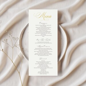 Dark Floral Renaissance Menu Template Wedding, Canva, Editable - Etsy