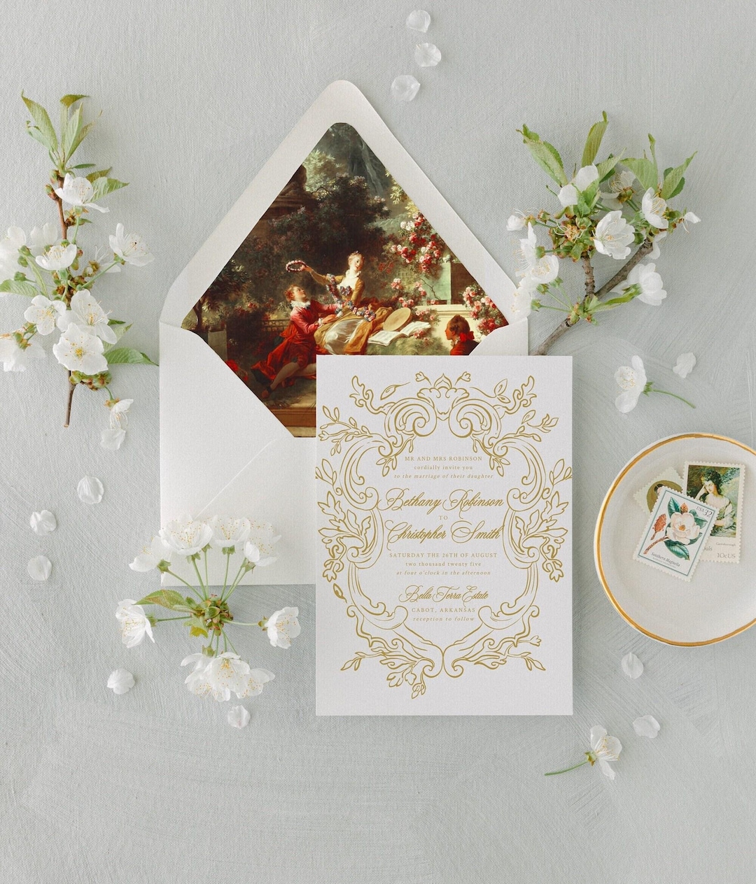 Printable Vintage Royal Wedding Invitation Template - Etsy