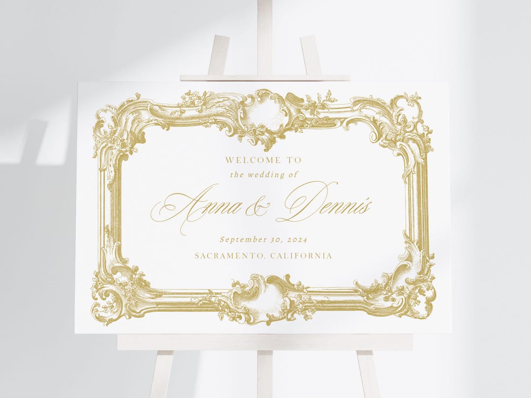 Printable Catherine Welcome Sign Template - Etsy Australia