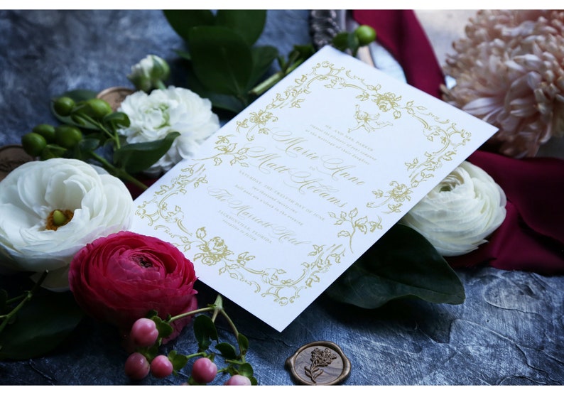 Renaissance Printable Invite Template Canva Editable - Etsy