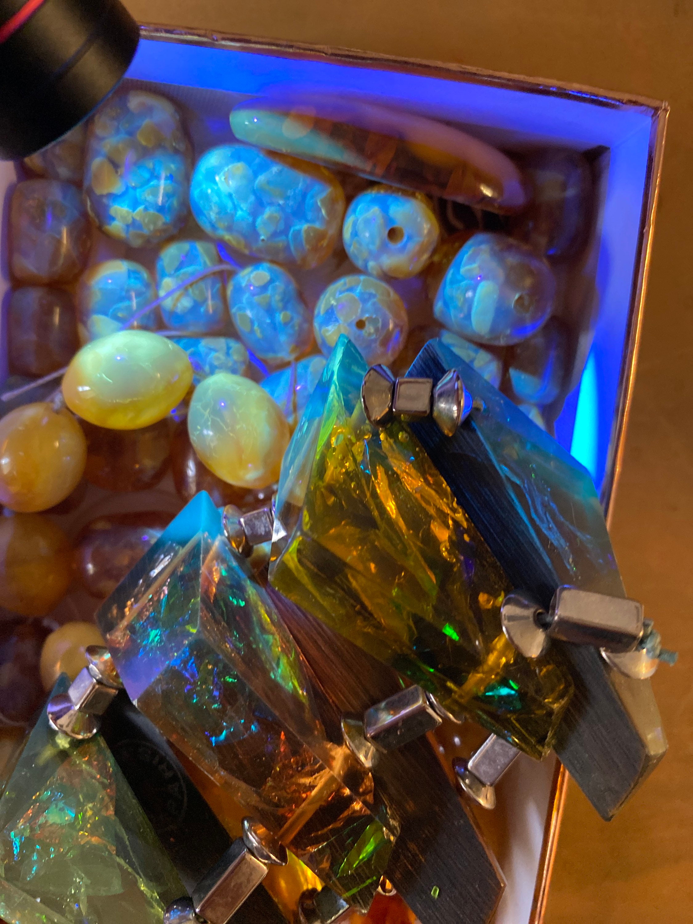 Rare Petrified Tree Sap, Adding Layers of Opaline Foil by Access Ocean ...