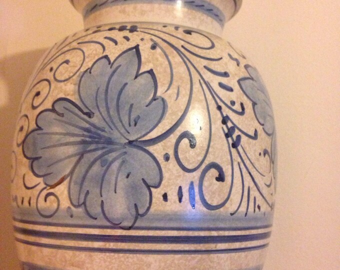 Vintage Majolica Vase by Sberna of Deruta Italian Ceramic // Majolican ...