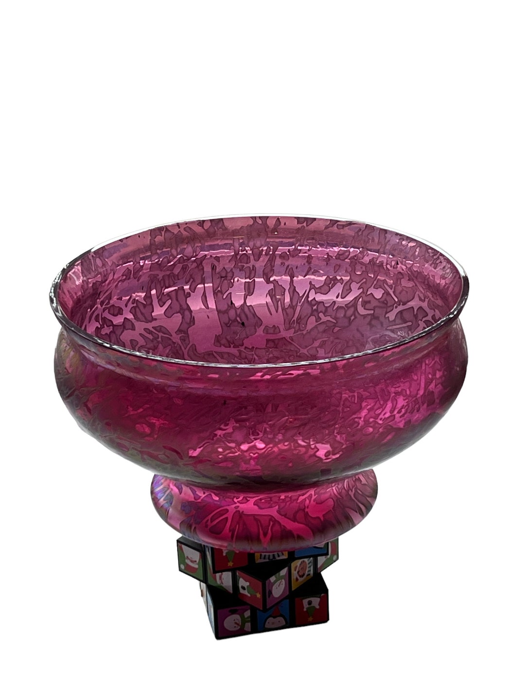Vintage Royal Brierley Studio Glass Bowl, Michael Harris Studio Glass ...